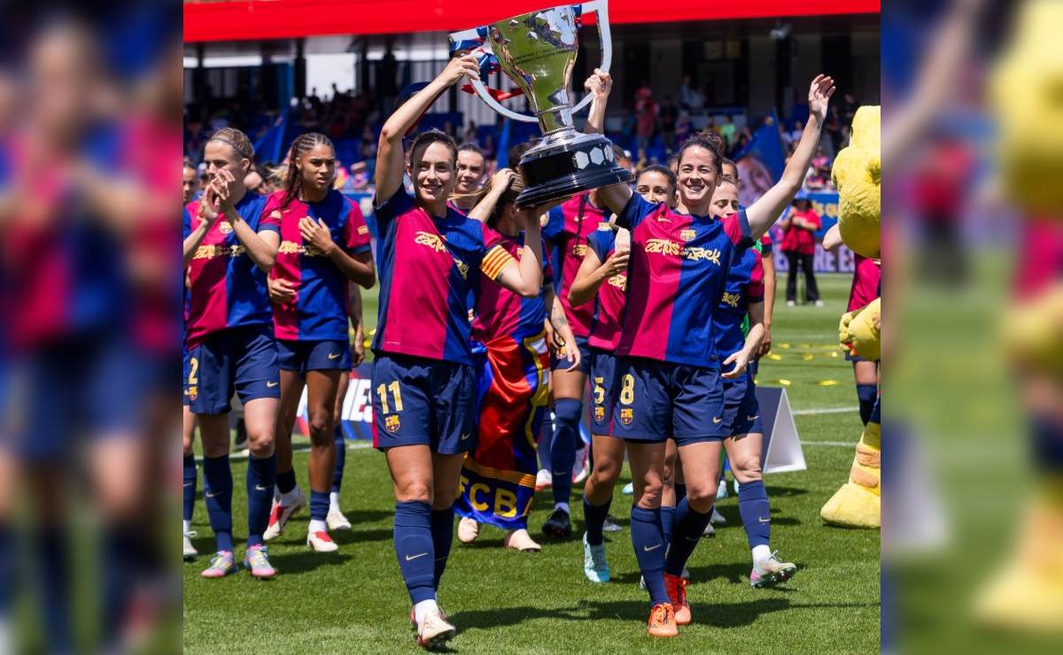 Barcelona Femenil consigue su sexto título consecutivo en la Liga F ...