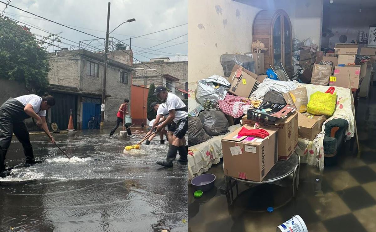 lluvias Edomex Nezahualcóyotl vecinos exigen ayuda gobierno inundación ...