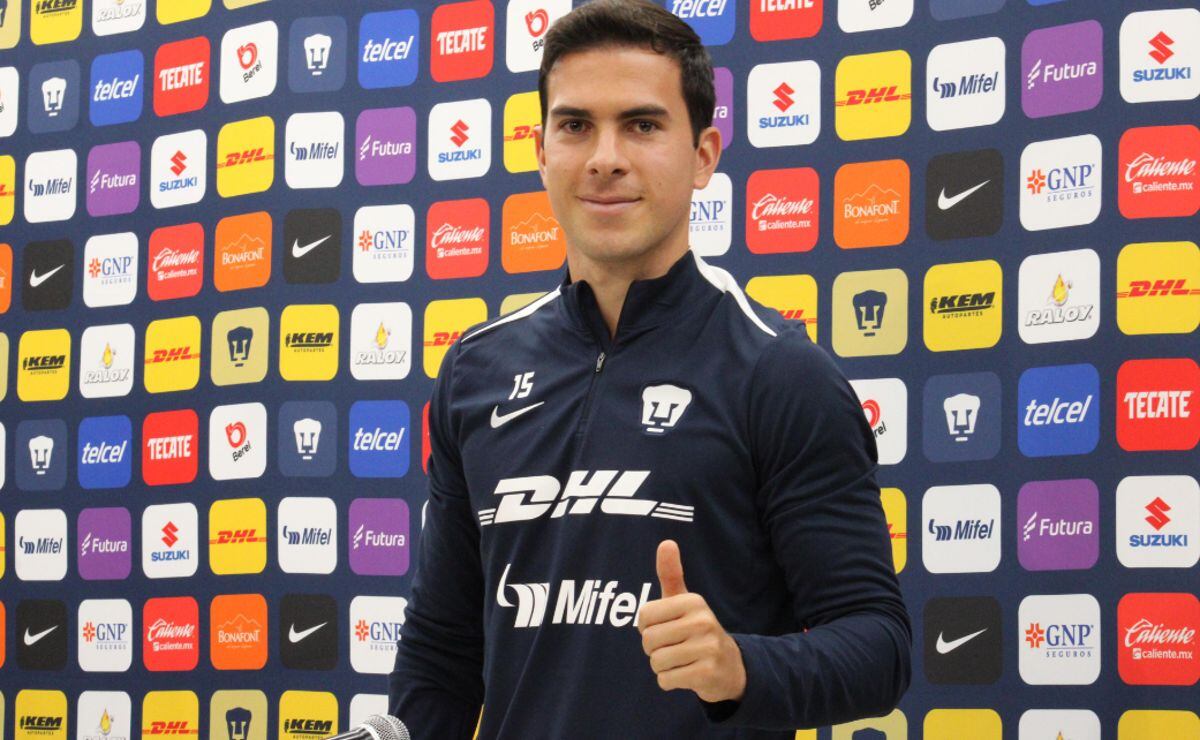 Ulises Rivas jugador Pumas conferencia prensa previo partido vs Santos ...
