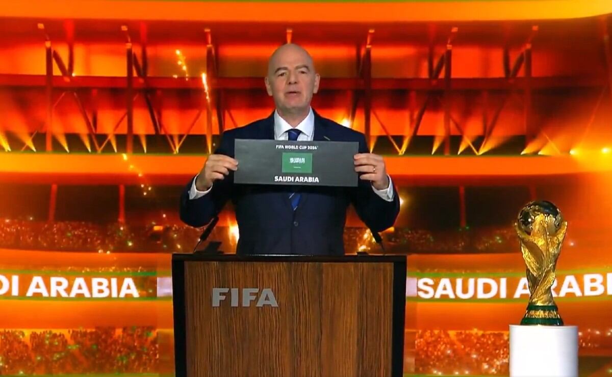FIFA confirma Arabia Saudí sede Copa del Mundo de fútbol de 2034 ...