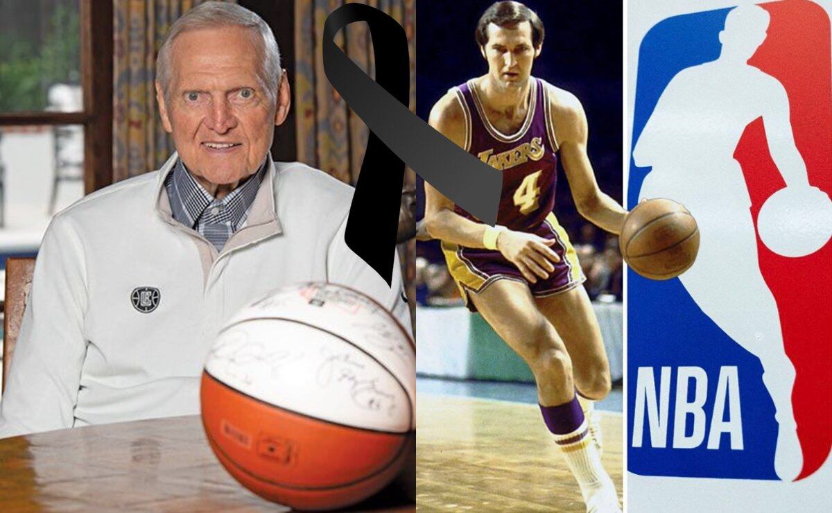 Jerry West falleció leyenda Lakers campeón Clippers inspiración logo NBA