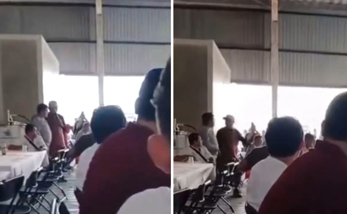 VIDEO: Payaso “Pichurris” golpea a asistente durante posada en pleno show