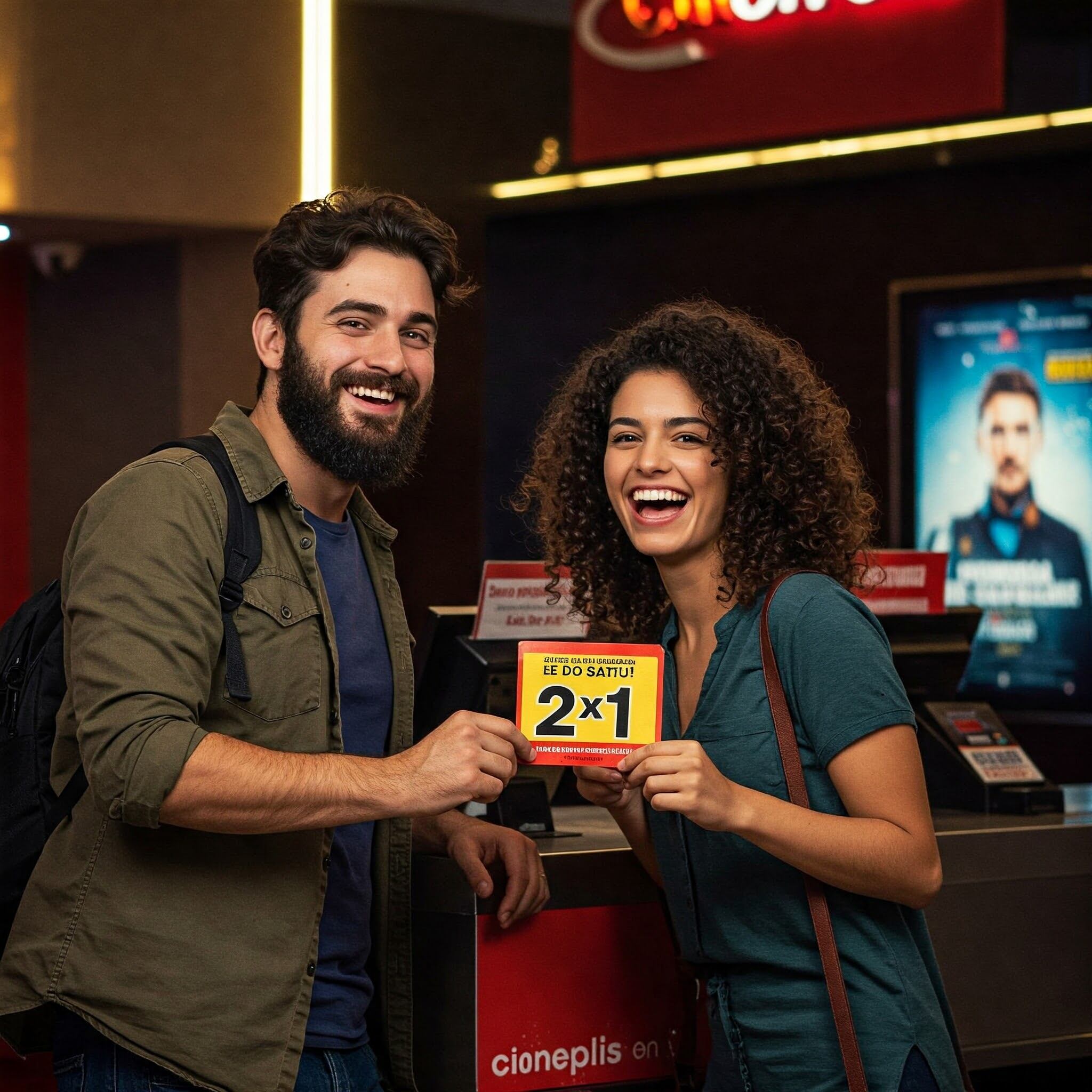 ¡Cine a mitad de precio! Descubre cómo obtener 2x1 en todas tus visitas
